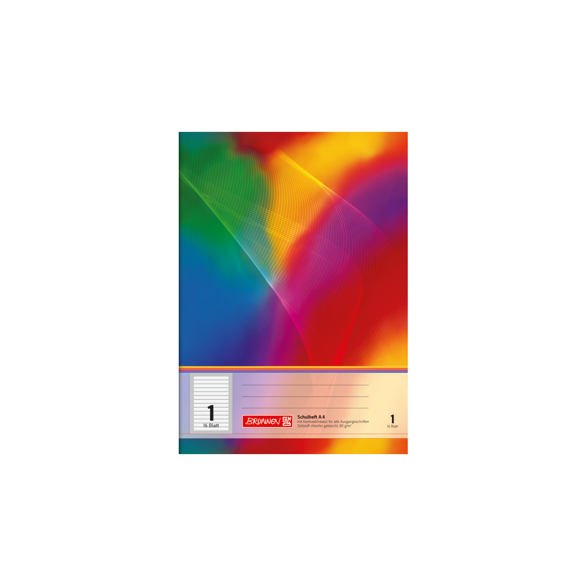 Exercise book A5 16 sheets. 25 pieces, 7,75